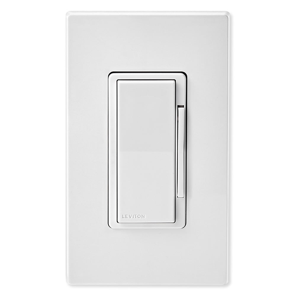 Leviton D26HD-1BW Decora Smart Wi-Fi Dimmer, 600W (2nd Gen) - Walmart ...