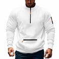 Blekii Men's Athletic Half Zip Sweatshirt, Sporty Long Sleeve Pullover ...