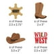 Big Dot of Happiness Western Hoedown - DIY Shaped Wild West Cowboy ...