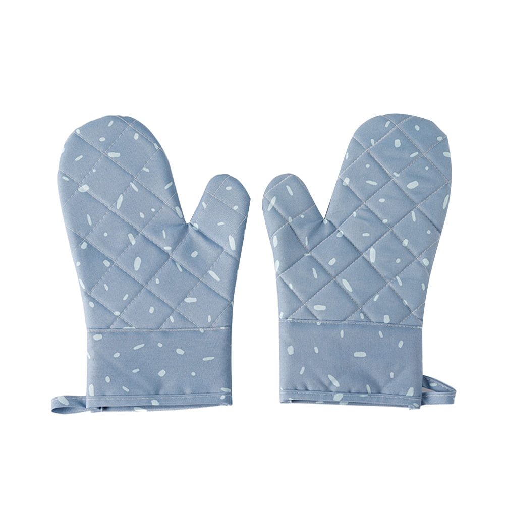 Premium Silicone Slip Resistant Oven Mitt Set, Soft Flexible Oven ...