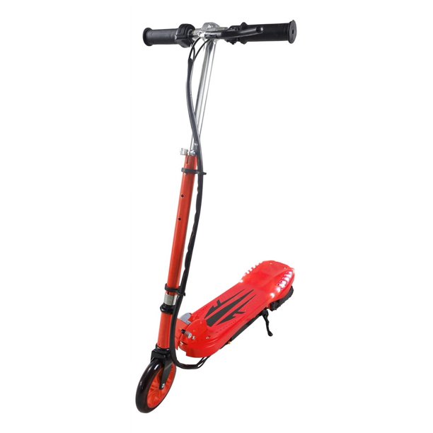 Scooter Patín Eléctrico Infantil AEIOU Eco-Forte Con Luces Rojo 120W ...