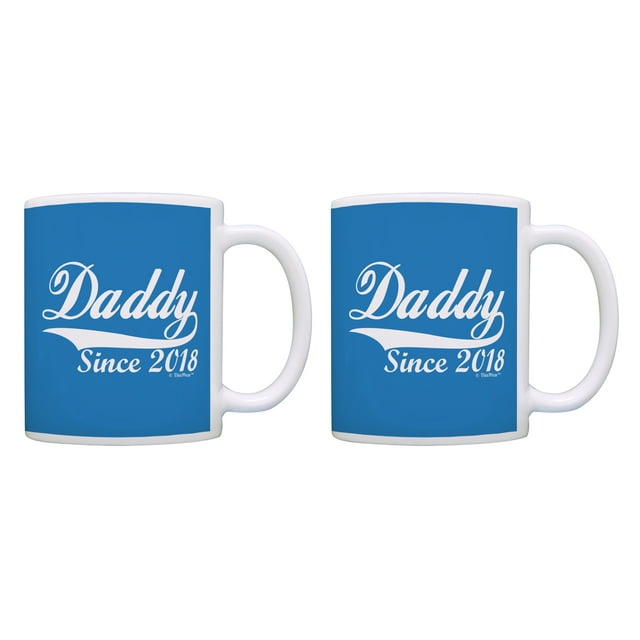 ThisWear Expecting Dad Mug Daddy Since 2018 Fathers Day Mug for New ...