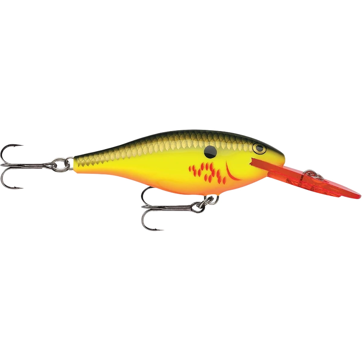 Rapala Shad Rap 07 Fishing Lure - Bleeding Hot Olive - Walmart.com