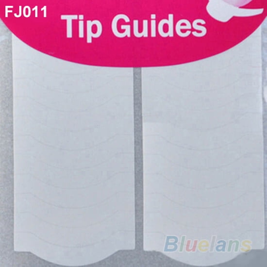 Opolski 48pcssheet Diy 18 Style French Manicure Nail Art Tips Tape Sticker Guide Stencil