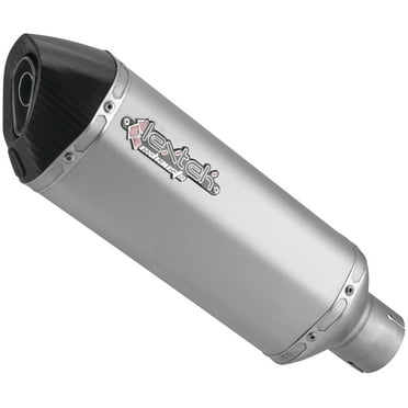 Akrapovic Slip-On Series with Oval D Style Muffler Titanium/Titanium ...