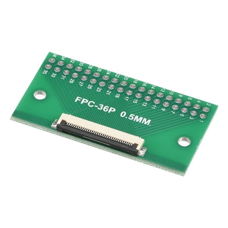 Uxcell FFC FPC PCB Converter Board 36 Pin 0.5mm Pitch to DIP 2.54mm ...