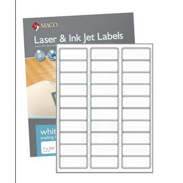 "RyhamPaper 50 Waterproof Sticky Shipping Labels, LaserJet & Ink, 5.5 ...