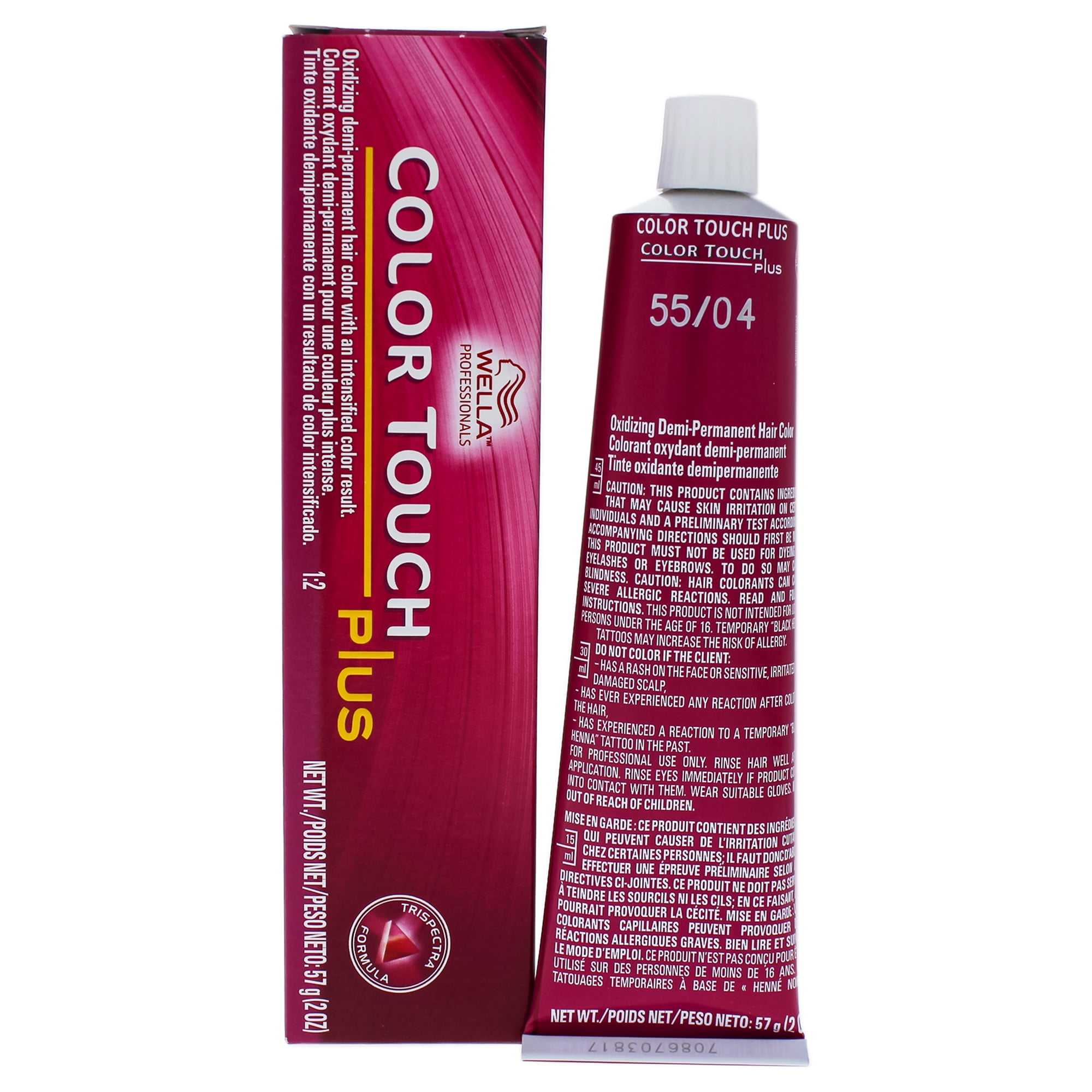Wella - Color Touch Plus Demi-Permanent Hair Color - 55 04 Intense ...