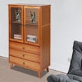 5 Tier Bamboo Sideboard Buffet Sideboard Bar Cabinet Kitchen Floor ...
