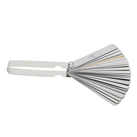 Thickness Feeler Gauge Set, Clear Scale Detachable 32 Piece Foldable ...