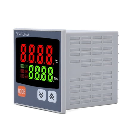 PID Temperature Controller, K Type Input Accurate Temperature Control Digital Temperature ...