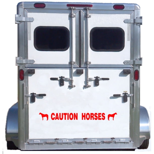 Reflective Horse Trailer Safety Avery Dennison Vinyl Decal Sticker ...