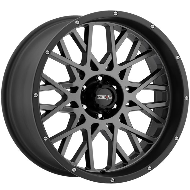 Vision Off-Road Rocker 18x9 6x139.7 12et Anthracite With Satin Black ...