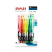Staples Hype! Liquid Highlighters Chisel Assorted 36/Carton 14598-CCVS ...