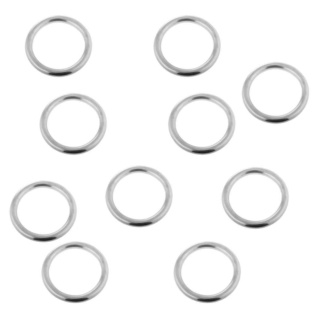 10Pcs/Set Smooth Polished Stainless Vessel Boat Ship Fastener O- 30mm ...
