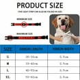 erfcxs USB Rechargeable LED Dog Collar for Night 3D Sparkling Pet ...
