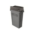 Rubbermaid 23gal Slim Jim Waste Container Swing Top Lid, Rust-proof ...