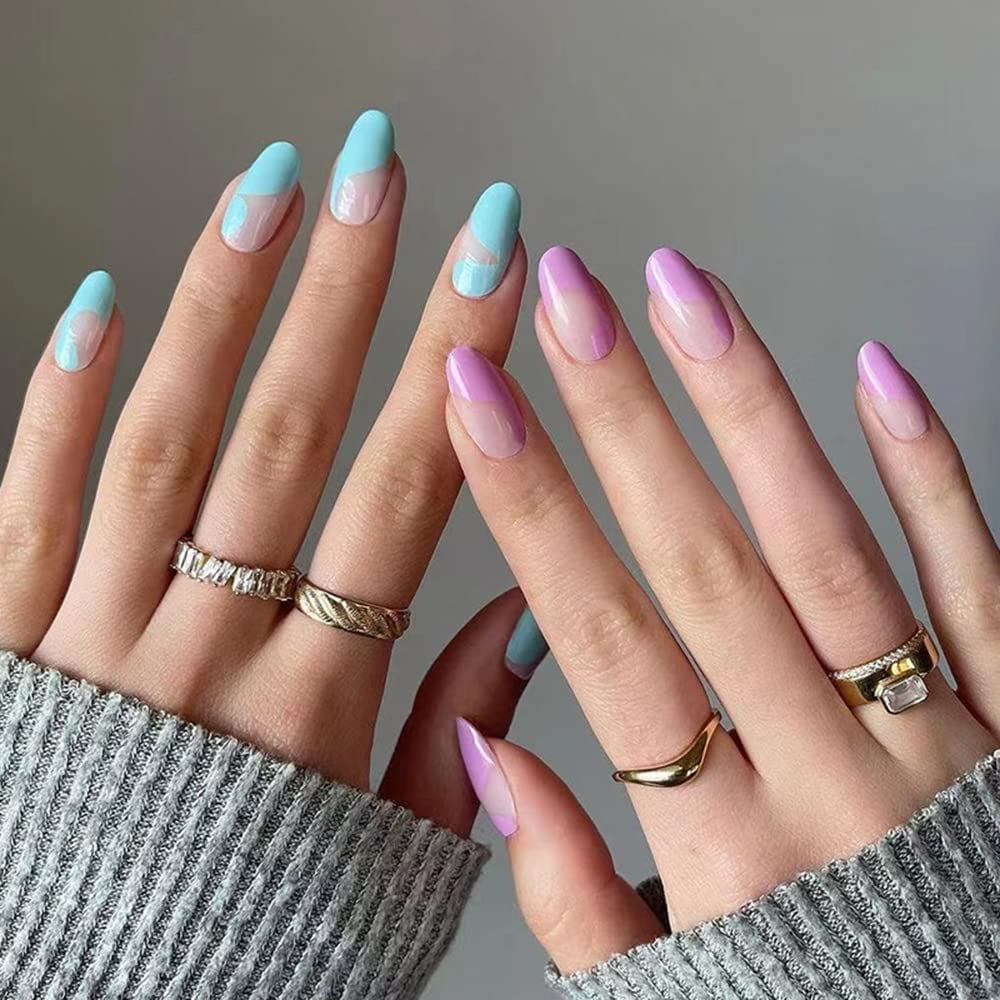 Easy Nail Designs With Two Colors