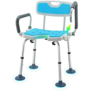 MJM International 193-TIS-SQ-PAIL Tilt-N-Space Reclining Shower Chair ...