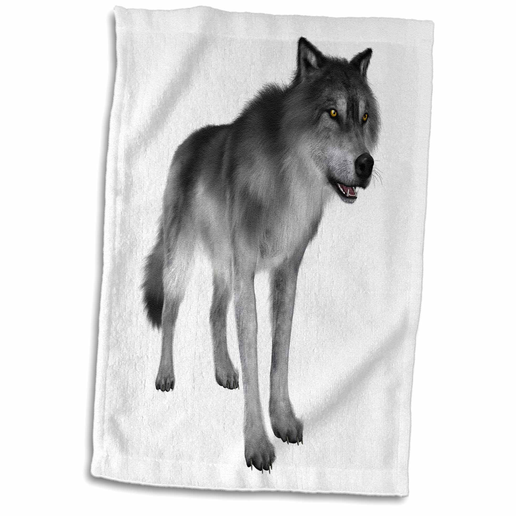 Beach Towels Home & Living Wolf Beach Towel blue and red wolf art towel ...