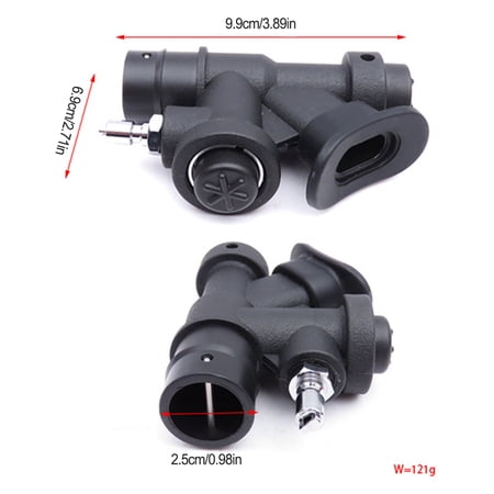 Maoww Diving Inflator Relief Valve 45 Degree Power Low Pressure Swivel ...