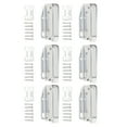 6PC Push-Release Door Latches for Cabinets, Lightweight & Easy Open ...