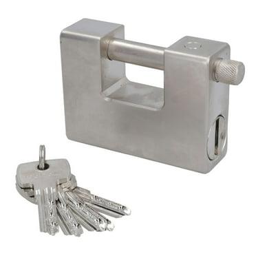 H&S 5 Keys 60mm Heavy Duty Warehouse Container Garage Shutter Padlock ...