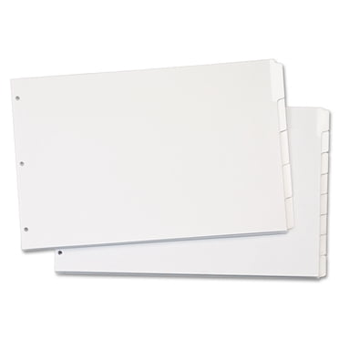 Cardinal OneStep Printable Table of Contents, Letter Page Dividers, 52 ...