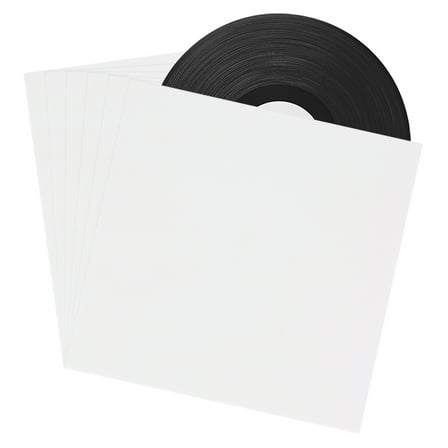 Lot45 Vinyl Record Sleeves 100 Pack Album Covers Clear Vinyl Sleeves ...