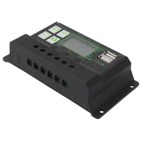 Solar Charge Controller, ABS 5V Energy Controller With Dual USB Port ...