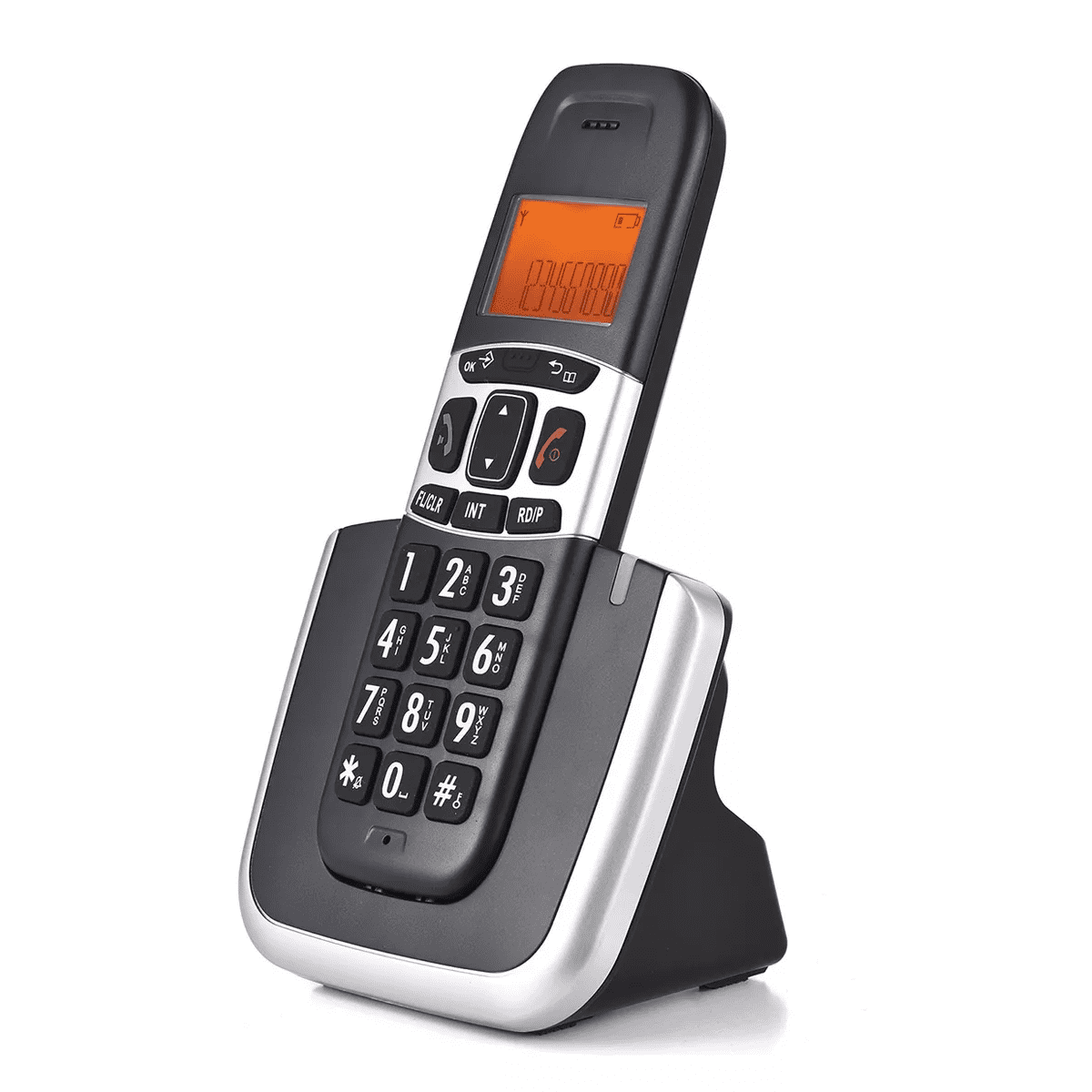 Telefono Expandable Cordless Phone System With 3 Lines negro gris ...