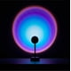 Urban Shop Ultra Violet LED Sunset Projector Lamp, Multicolor Ombre, 10 ...