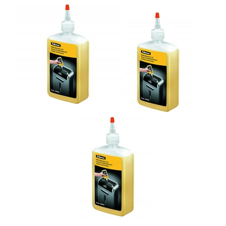 Fellowes 35250 Powershred Performance Oil, 12 oz. Bottle w/Extension ...