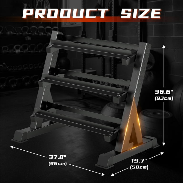 Weight Holder For Dumbbells Alomejor Weight Rack, 3-Tier Dumbbell Stand ...