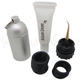 Scuba Choice Scuba Diving Mini Tank Key Ring with O-Rings and Silicone Grease 3g, Silver ...