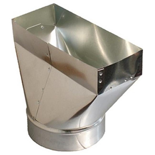 Gray Metal 10X4X6-110R No. 110 Standard Straight Back Register Boot ...