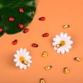 50 PCS Self Adhesive Bees Ladybirds Wooden Embellishments Craft Card ...