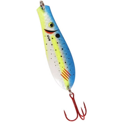 Doctor Spoon Ultra Violet Series 1-3/16 oz 4-1/2" Long - Blue Raspberry ...