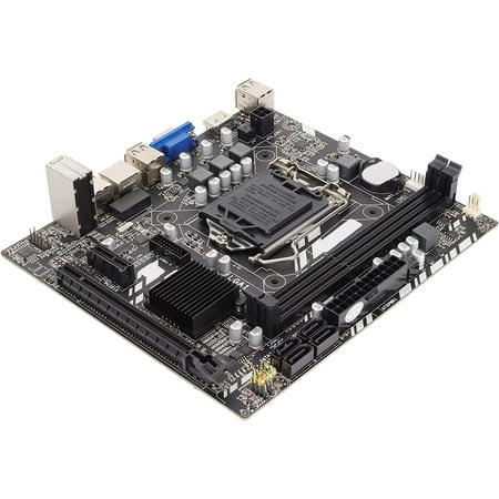 H61M Motherboard, 16GB Desktop Computer M ATX Motherboard, DDR3 Dual ...