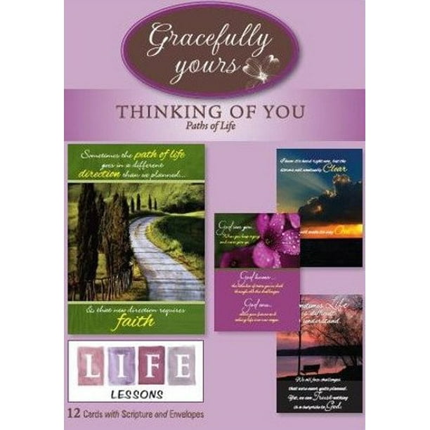 Gracefully Yours Paths of Life/Life Lessons Thinking of You Greeting ...