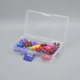 5 pcs Transparent Lockable Box Small Object Storage Box Fishing Gear ...