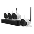 Wisenet SNK-B7307BW 4Ch 1080p Wi-Fi NVR Home Security System, 1TB HDD ...