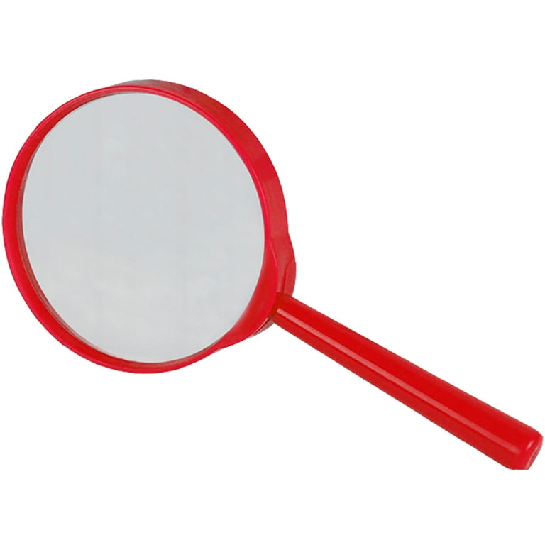 Red Magnifying Glass Clip Art