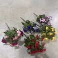 YDYB Morning Glory Artificial Flowers, 19 Inch Artificial Flowers with ...