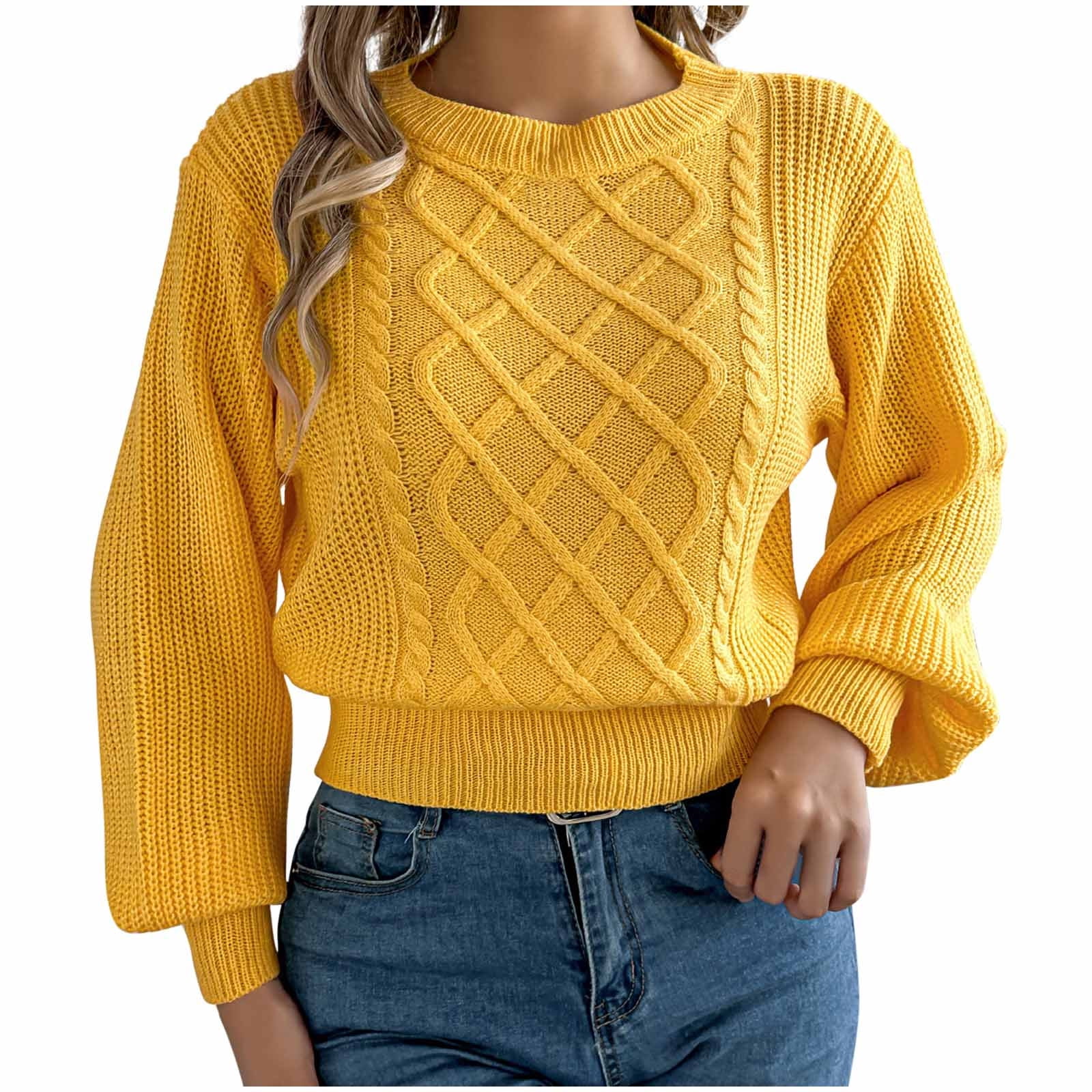 Click here for Unbranded Womens Knitted Round Neck Pullover Sweat... prices