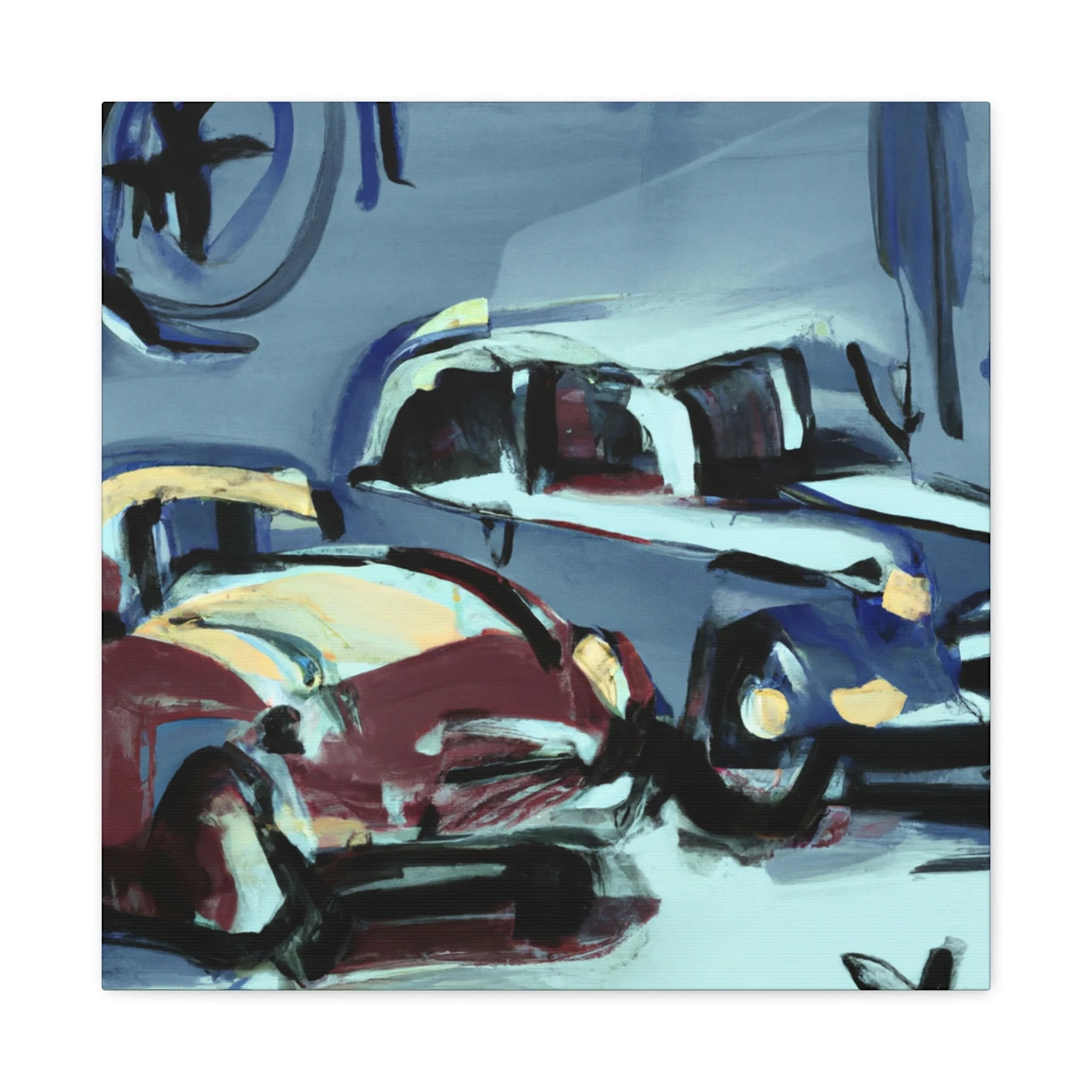 Classic Automobile Portrait - Canvas - Walmart.com