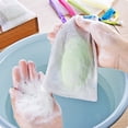 Set Of 7 Soap Bags Soft for Shower Pouch with for Foaming and Drying ...