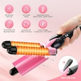 Morfone 3 Barrel Curling Iron, 22mm Hair Crimper, Adjustable ...