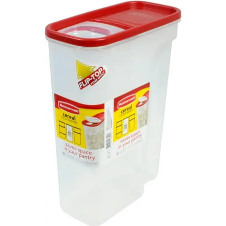 Rubbermaid Cereal Keeper with Airtight Seal, Plastic Food Storage ...