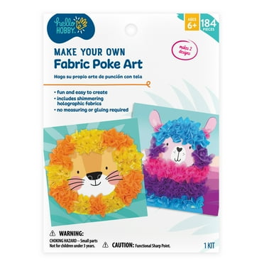 Hello Hobby Fuzzy Craft Kit, Neon - Walmart.com